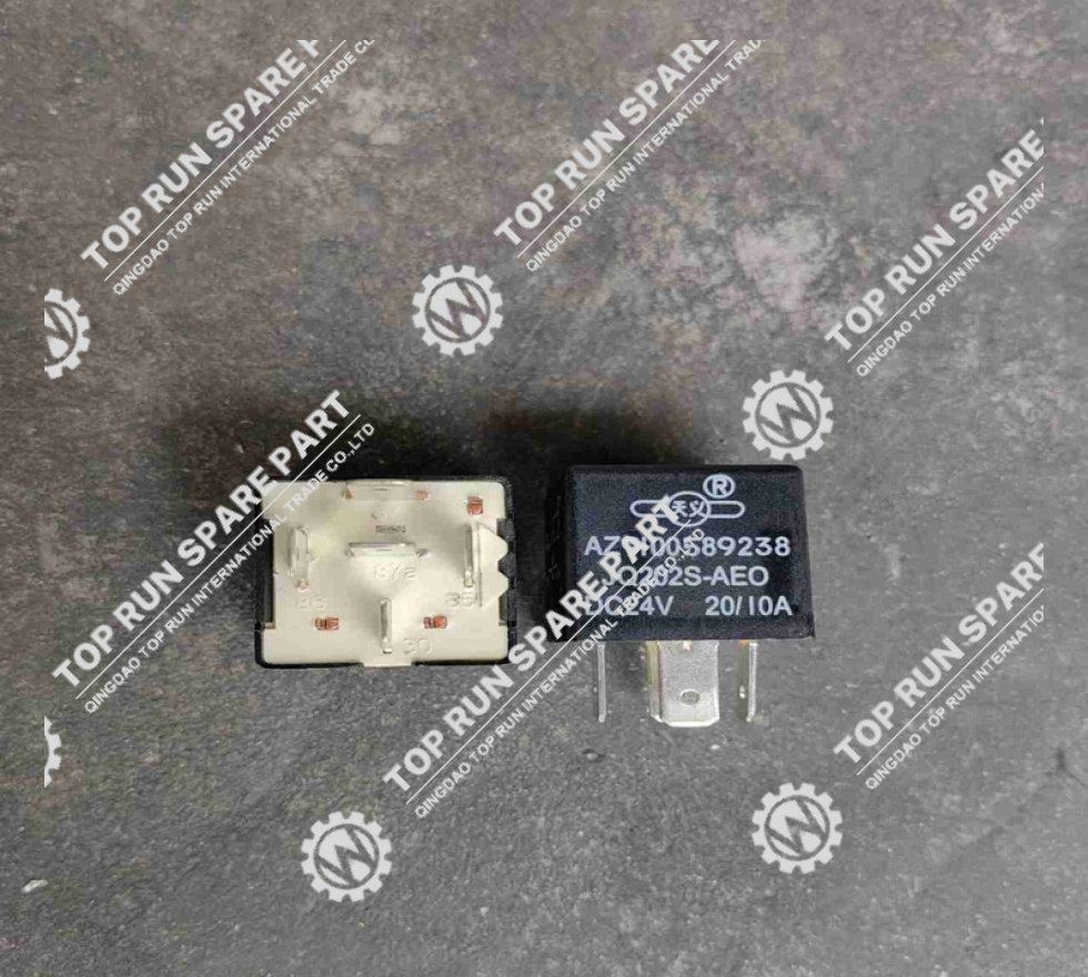 RELAY ( JQ401A, 24V) AZ9100589238 used for XCMG 25K Truck crane