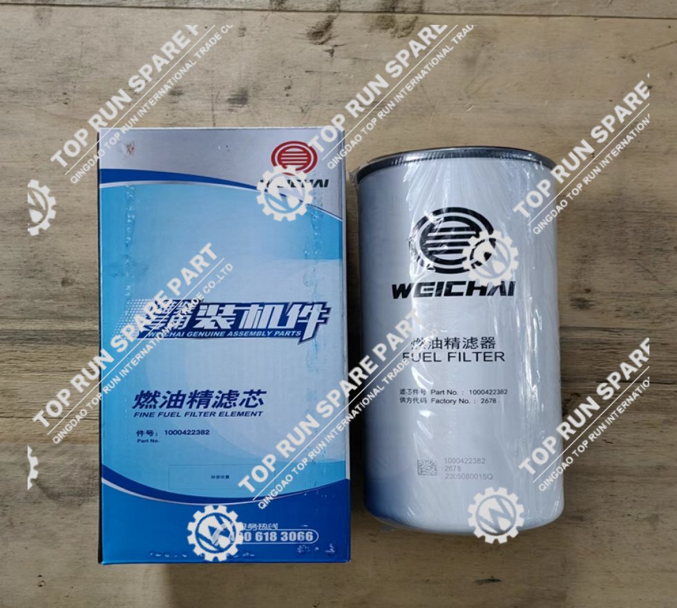 Fuel Filter Element 1000422382 used for XCMG crane spare parts