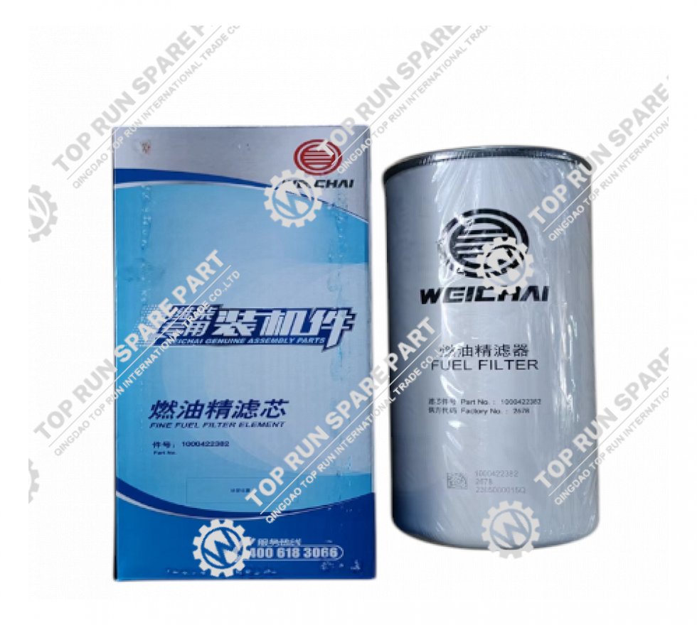 Fuel Filter Element 1000422382 used for XCMG crane spare parts