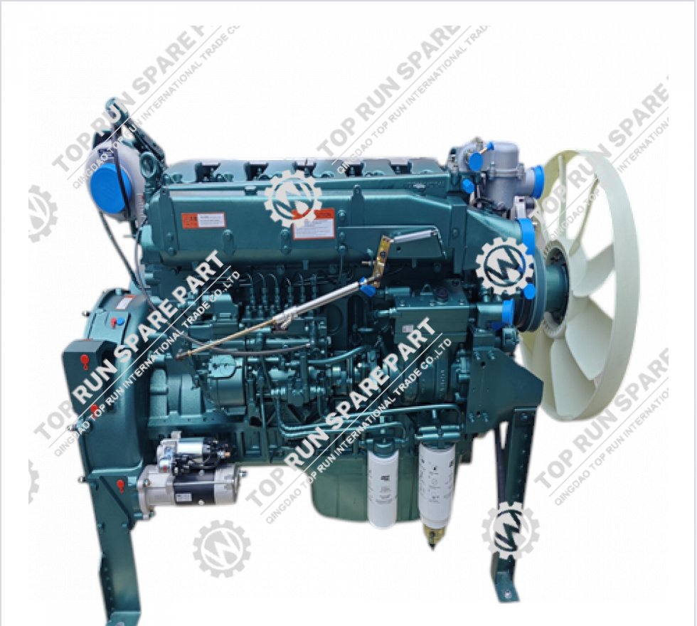 Engine assy WD615.47 used for XCMG crane spare parts