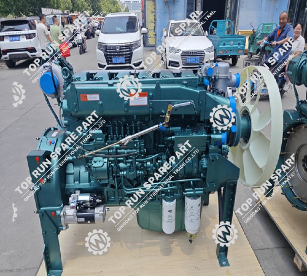 Engine assy WD615.47 used for XCMG crane spare parts